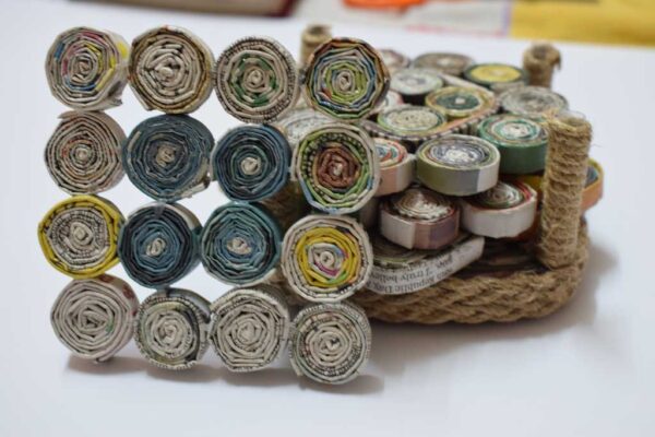 DIY UPCYCLED PAPER COASTERS – OoshyBooshy