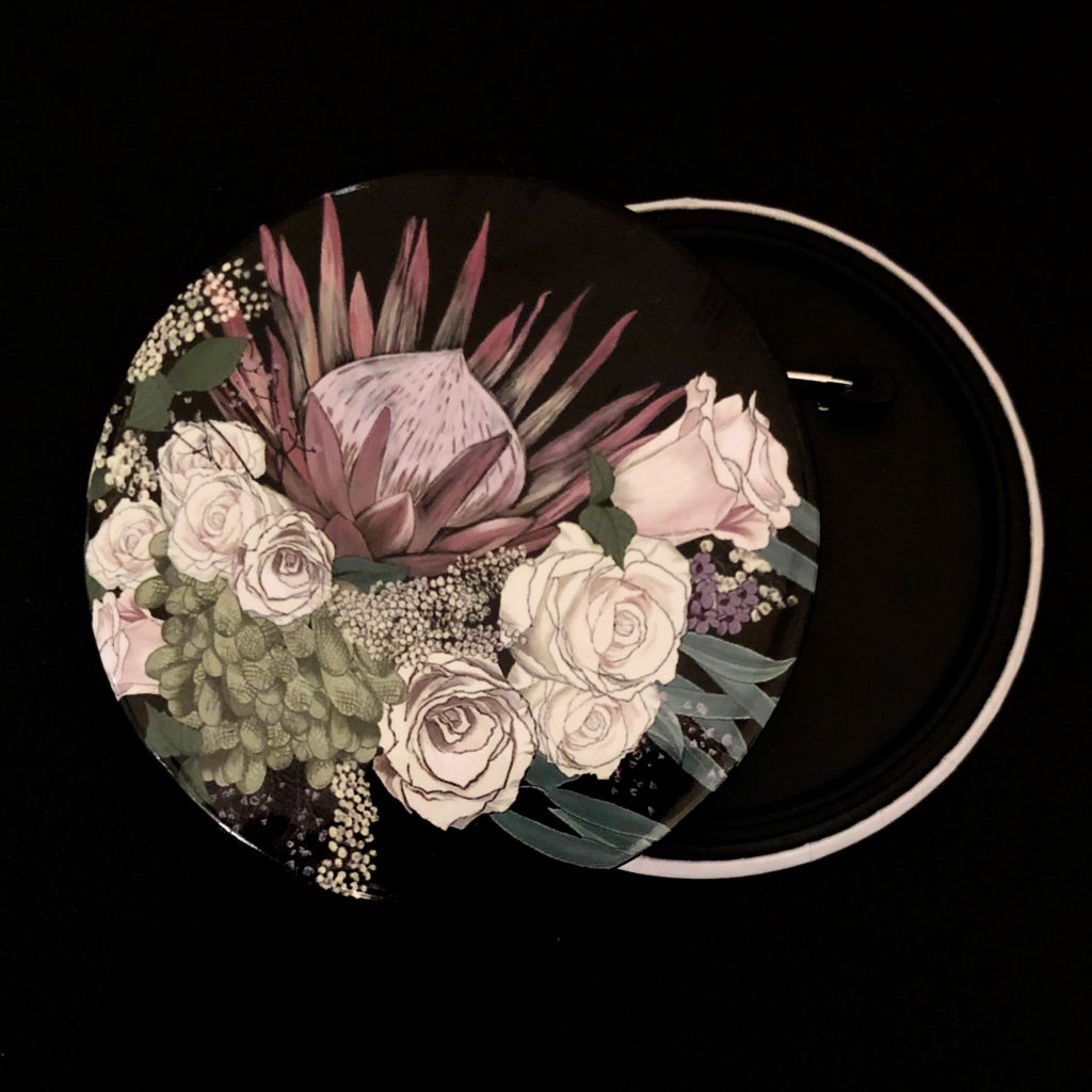 Protea Bouquet Badges - OoshyBooshy